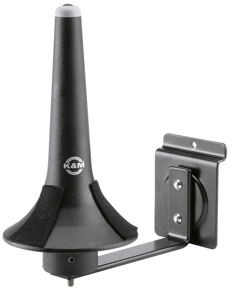 K&M Trumpet Stand Black - Slatwall - Mikes Music Shop